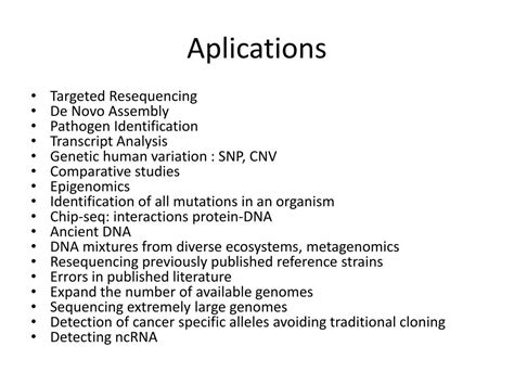 PPT Next Generation Sequencing PowerPoint Presentation Free Download ID