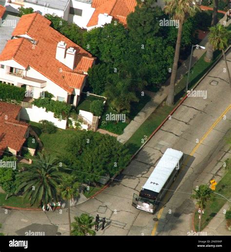 File An Aerial View Shows Nicole Brown Simpsons Condo Top With Two