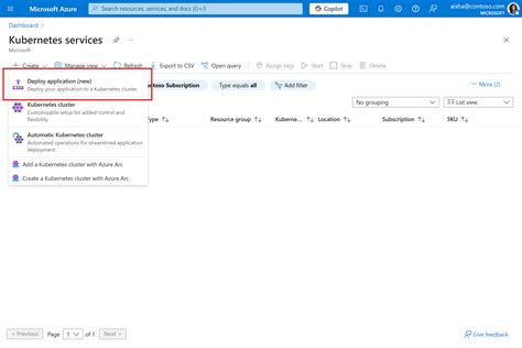 Quickstart Deploy An Application To A New Azure Kubernetes Service Aks Automatic Cluster From