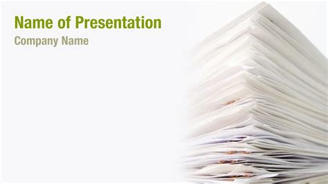 Stack Of Papers Powerpoint Templates Stack Of Papers Powerpoint