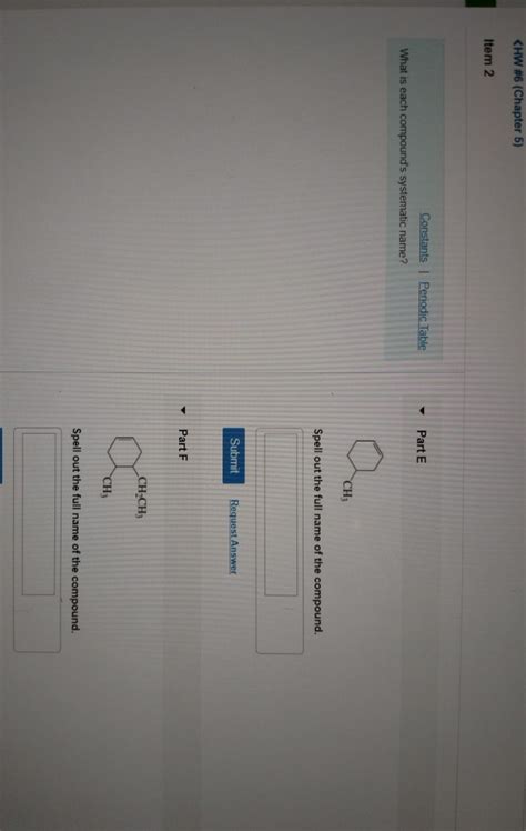 Solved Item PartA CHiCH CHCH CHCH CH CHCH Spell Out The Chegg Com