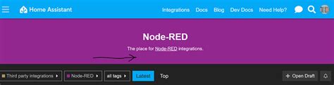 Provide Link To Node Red Contrib Home Assistant Websocket Docs In Node