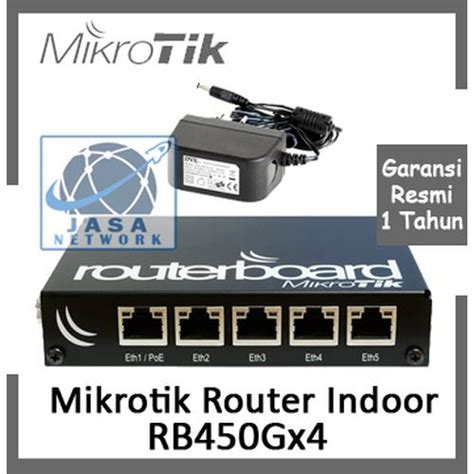 Jual Mikrotik Router Indoor Rb450gx4 Routerboard Rb450gx4 Kota Malang Cv Jasa Network