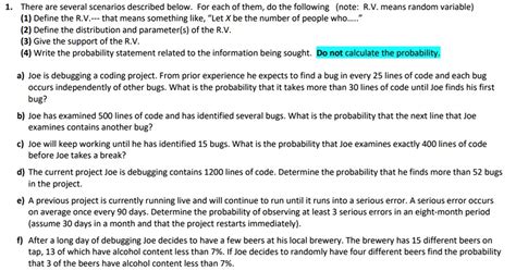 1 There Are Several Scenarios Described Below For Each Of Them Do