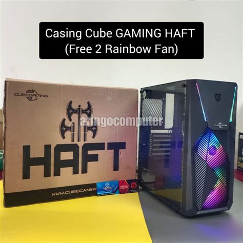 Jual Casing Cube Gaming Haft Free 2 Rainbow Fan Shopee Indonesia