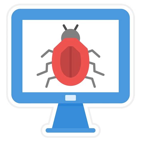 Premium Vector Computer Virus Icon Vector Image Can Be Used For