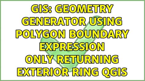 GIS Geometry Generator Using Polygon Boundary Expression Only