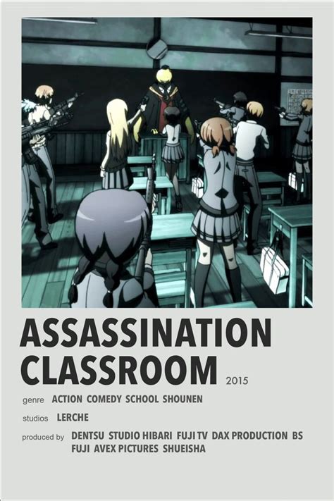 Assassination Classroom Minimal Anime Poster Good Anime To Watch Anime