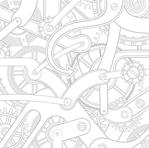 Mechanical Parts And Gears Kit Royalty Free Vector Image