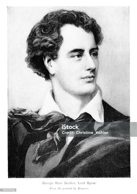 Lord Byron Portrait British Poet 1819th Century British Literature