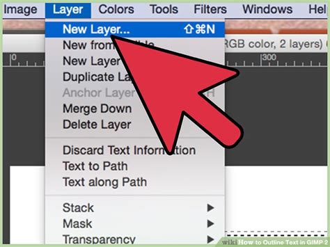 How To Outline Text In GIMP 2 With Pictures WikiHow