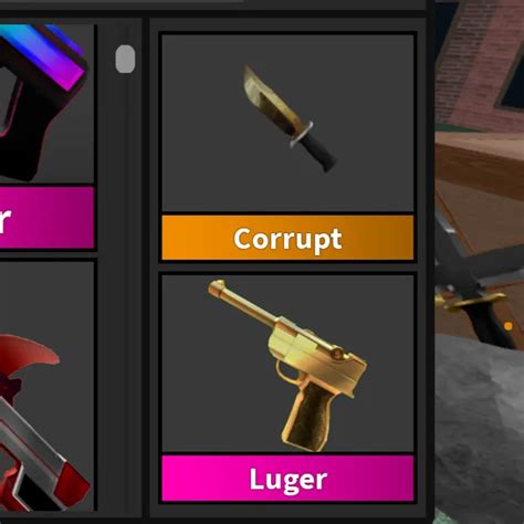 Mm2 Corrupt Set Murder Mystery 2 Game Items Gameflip