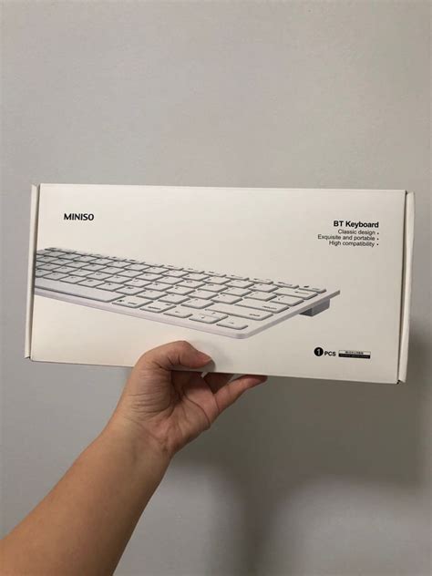 Miniso Bluetooth Wireless Keyboard Computers Tech Parts Accessories Computer Keyboard