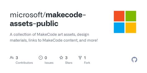 Github Microsoftmakecode Assets Public A Collection Of Makecode Art