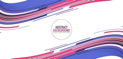 Premium Vector Colorful Stylish Wave Design Background