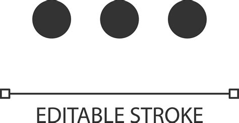 Three Horizontal Dots Menu Pixel Perfect Linear Ui Icon Meatballs Menu Additional Items Gui