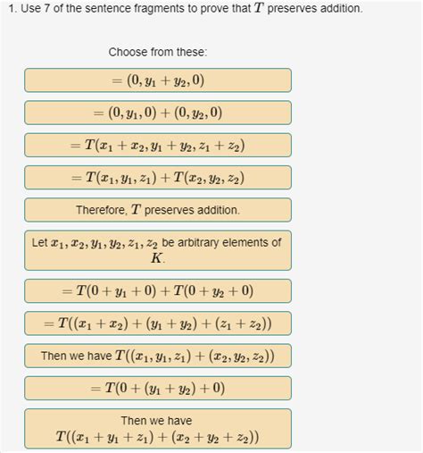 Solved Consider The Function T K3 K3 Defined By Tx Y Z