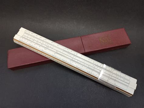 Vintage Soviet Logarithmic Ruler Slide Rule 1978 Calculating