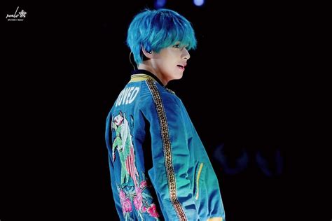 Taehyung Vblue Haired💖 V Bts Photo 42020916 Fanpop