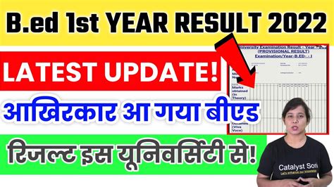 आ गय B ed 1st Year Results CCS University B ed 1st Year result ccsu bed result YouTube