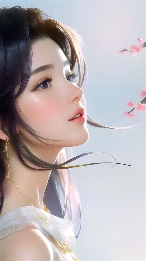 Ai女神系列美女手机静态壁纸 美女手机壁纸下载 元气壁纸