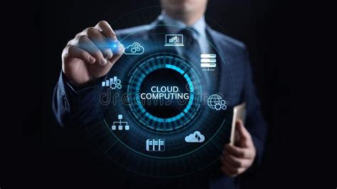 Cloud Computing Networking And Internet Concept On Screen Stock Image Image Of Connect