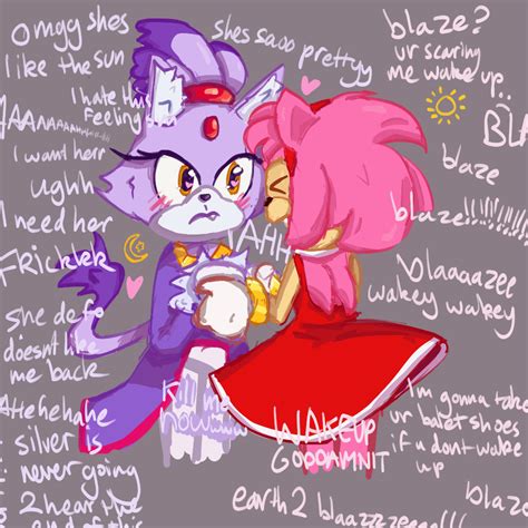 23000 Safe Artistwikihowhowtoexist Amy Rose Blaze The Cat Cat