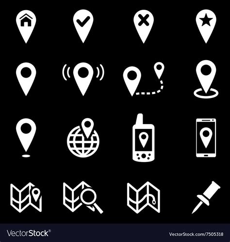 Pointer And Maps Royalty Free Vector Image VectorStock