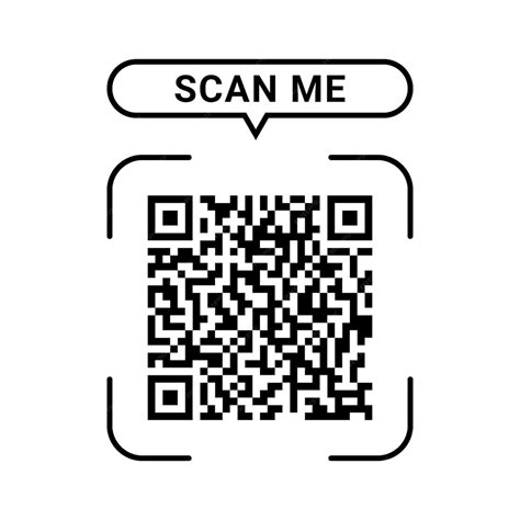 Premium Vector Vector Qr Code Symbols For Scanning Scan Me Qr Code Icon Symbols