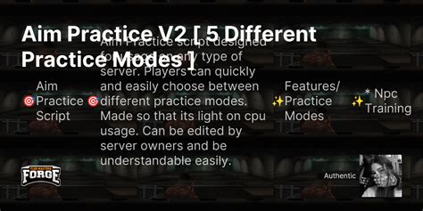 Pleb Masters Forge Hub Aim Practice V2 [ 5 Different Practice Modes ]