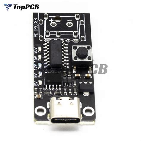 Type C QC PD Decoy Trigger Board 100W 5A 5V 9V 12V 15V 20V Automatic Detection