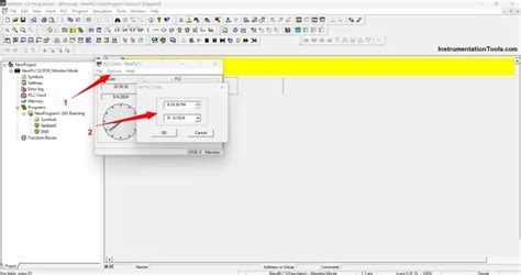 Real Time Clock In Omron Plc Cx Programmer