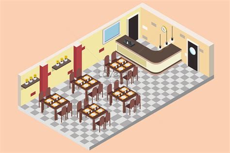 식당 일러스트 무료 다운로드 Lovepik