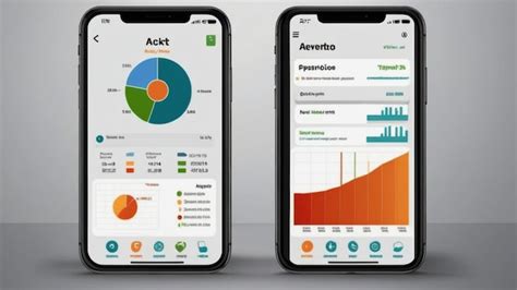 Modern Mobile Analytics Dashboard Interface Premium Ai Generated Image