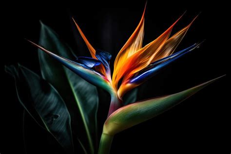Strelitzia Reginae é Uma Planta Monocotiledônica Com Flores Indígena Da