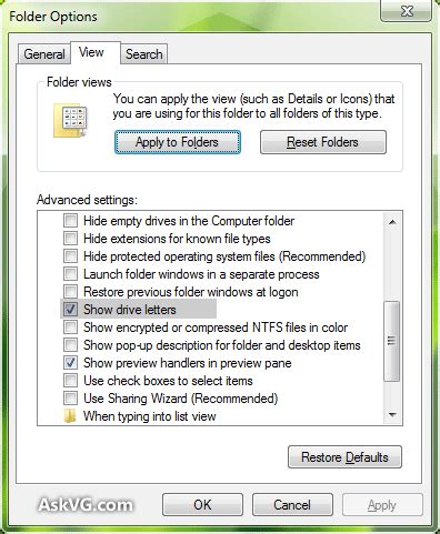 How To Show Hide Move Drive Letters In Windows Explorer AskVG