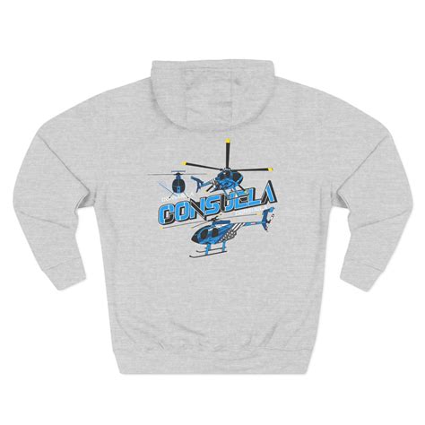 Cleetus Mcfarland Cleetus Consuela Helicopter Three Panel Fleece Hoodie Teemerch
