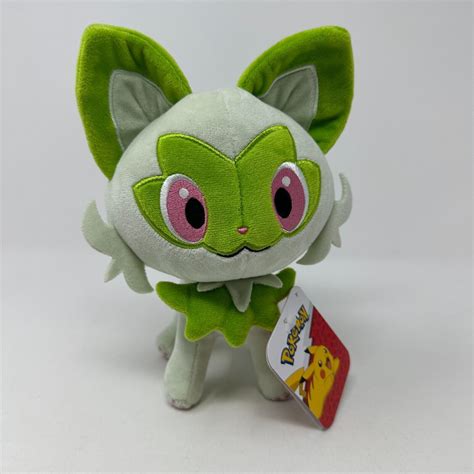 Pokemon Sprigatito Plush Stuffed Animal Figure Jazwares 8 4686841349