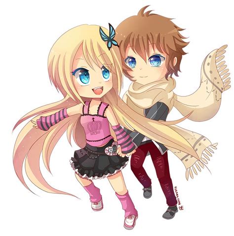 Anime Chibi Chibi Chibi Couple