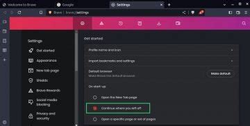 How To Save And Open Tabs From Last Session In Web Browser