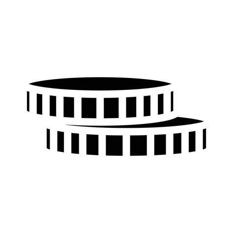 Pile Coin Glyph Icon Vector Illustration 20670884 Vector Art At Vecteezy