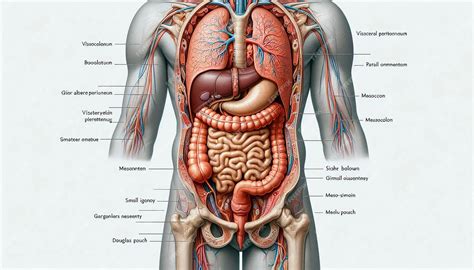 A Diagram Of A Human Body With The Organs Labeled With The Organs