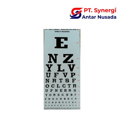 Snellens Chart Alat Test Penglihatan Penyedia Barang Dan Jasa Pemerintah