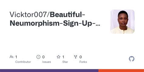 Github Vicktor007beautiful Neumorphism Sign Up Form Github Vicktor007beautiful Neumorphism Sign Up Form