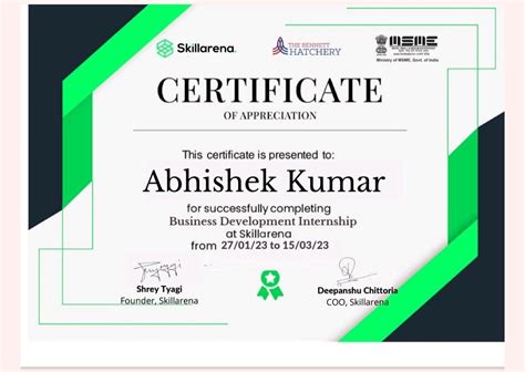Abhishek Kumar On Linkedin Skillarena Connections Internship