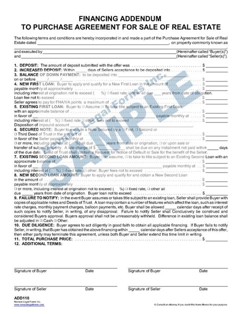 Inspection Addendum Nevada Legal Forms And Services