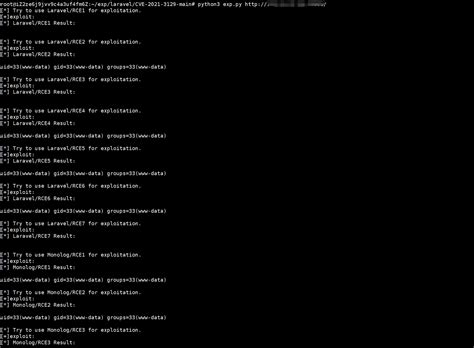 Laravel——cve 2021 3129 Re8sd1 博客园
