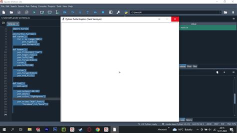 Pyton Turtle Graphics Yanıt Vermiyor Python Yazbel Forumu