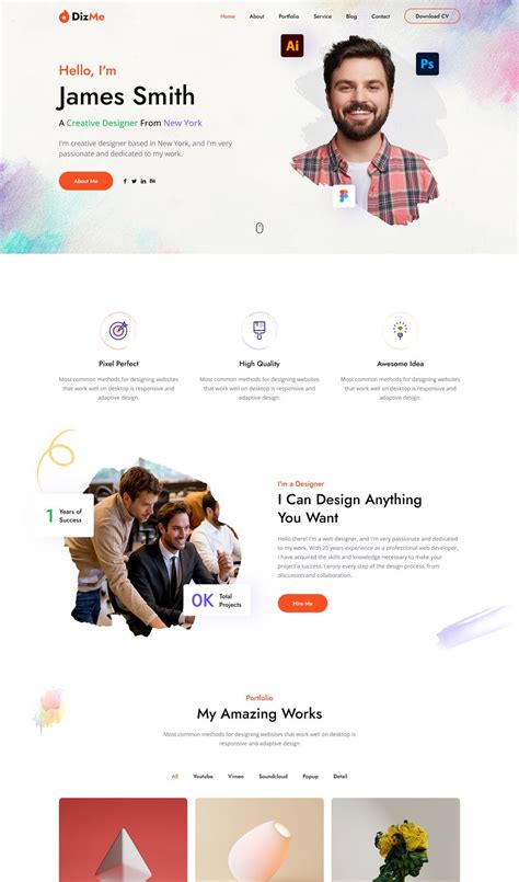 Personal Portfolio React Nextjs Template Personal Website Portfolio