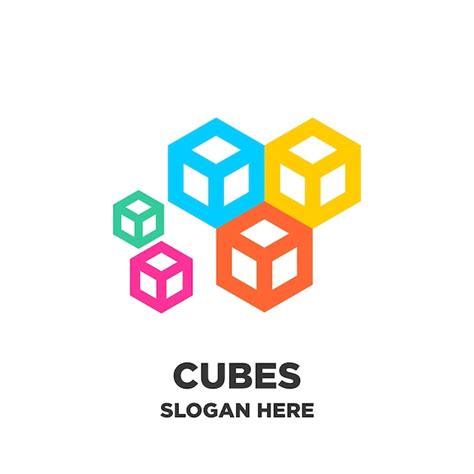 Premium Vector Cubes Icon